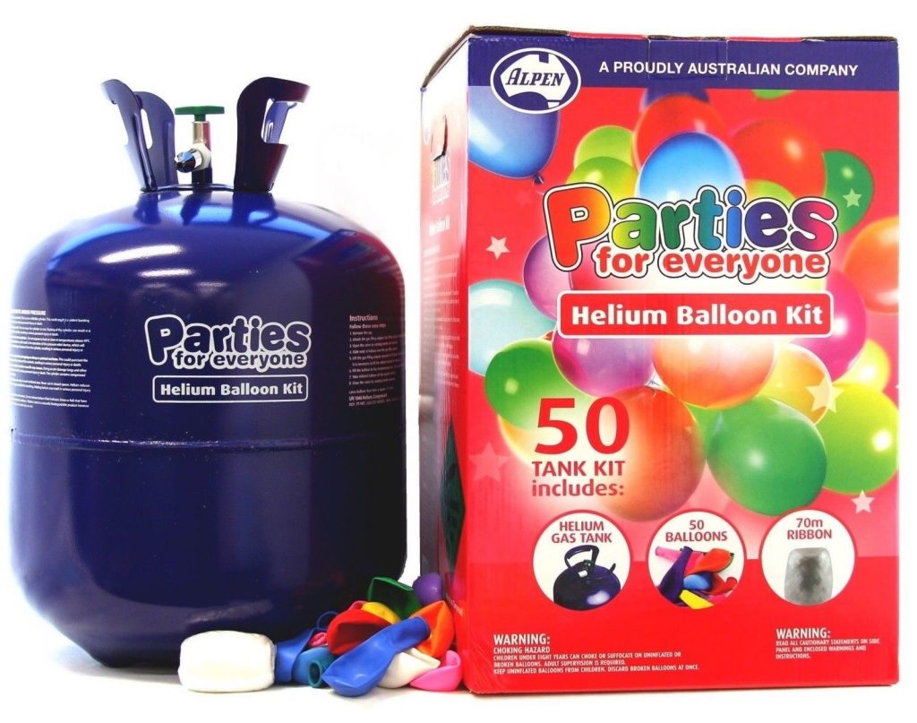 Jumbo Helium 50 X Balloons Bulk Kit Balloon Time Gas Tank Bottle ...